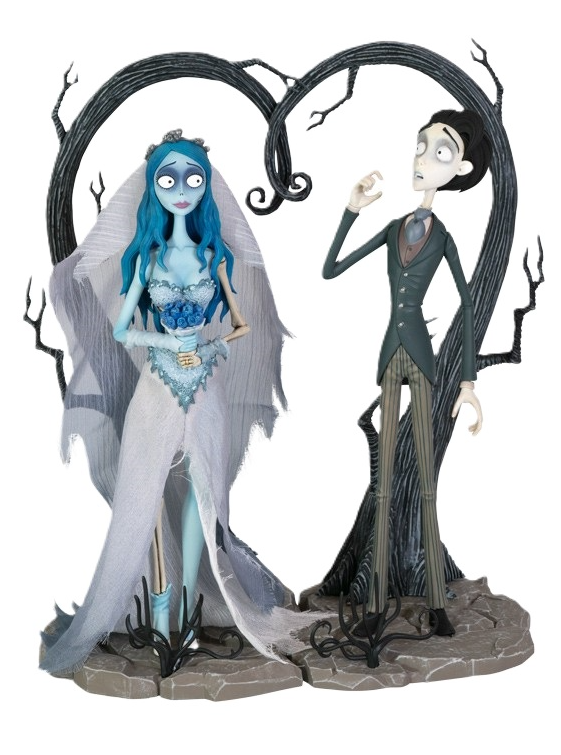 Výhodný set Corpse Bride - Figurka Emily & Victor Diorama (Super Figu