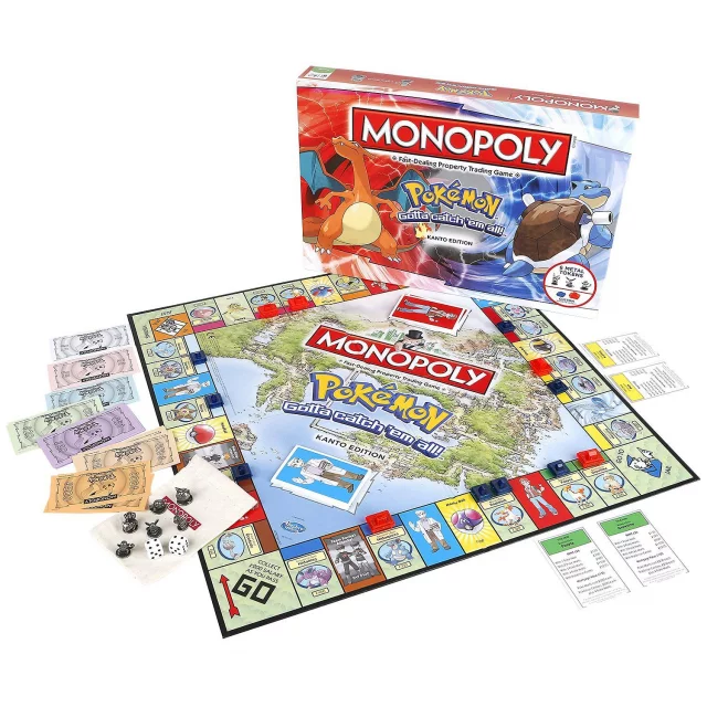 Desková hra Monopoly Pokémon: Kanto Edition - Gamlery.cz